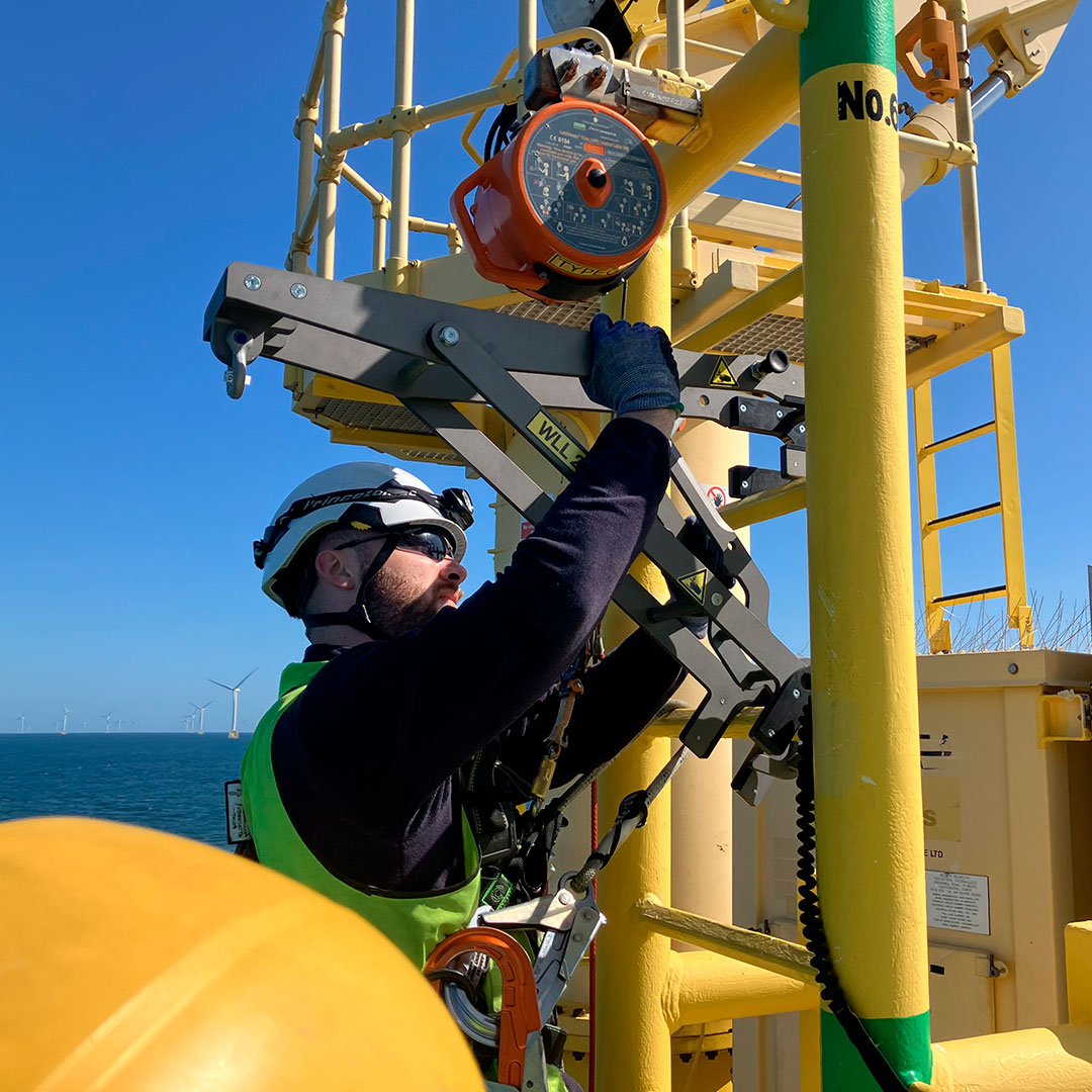 Adaptive Ladder Hanger for Application on Transition Pieces - Seasight Solutions