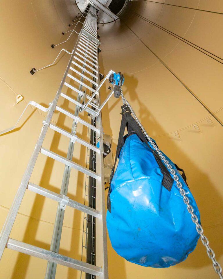 Ladder Hanger Classic for Application in Wind Turbine Towers - Seasight Solutions